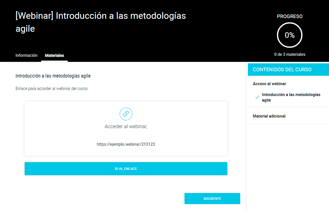 Webinars en Formación Online: Herramientas LMS Integradas - Foxize Cloud